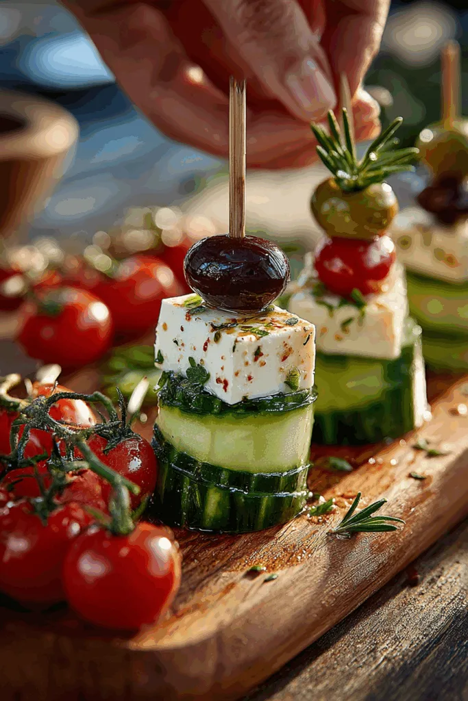 Greek Feta & Cucumber Bite Skewers – 7 Irresistible Fresh Bites ...
