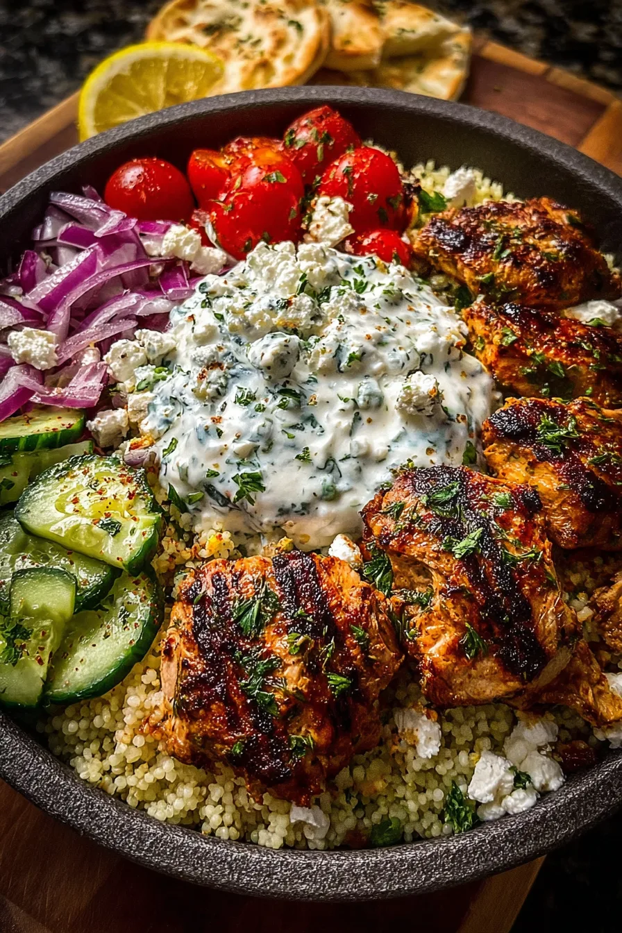 Greek Chicken Gyro Bowls with Garlic Sauce – 5 Irresistible Reasons You ...